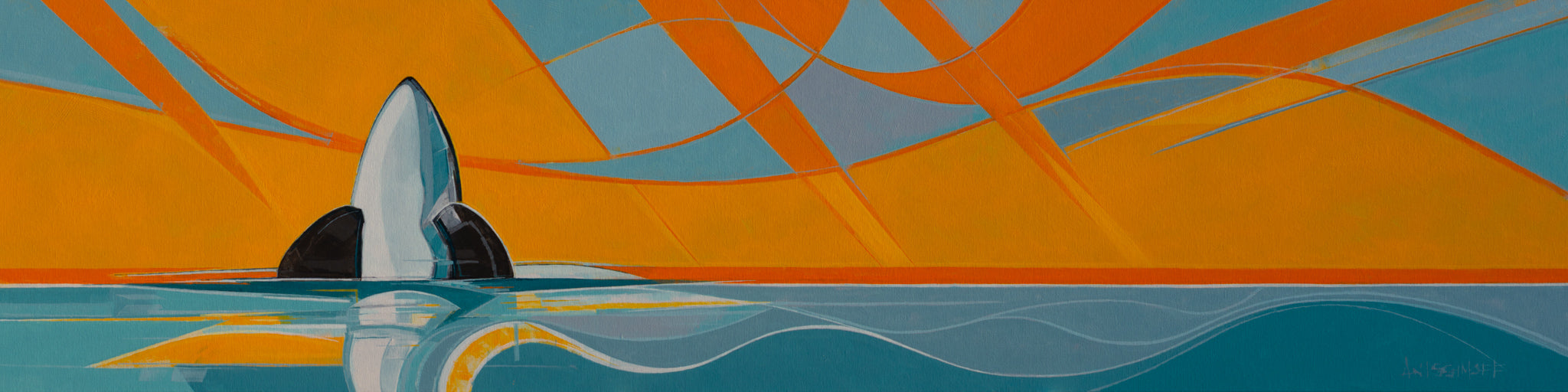 Orca Blip - Limited Print – Anissimoff Fine Art